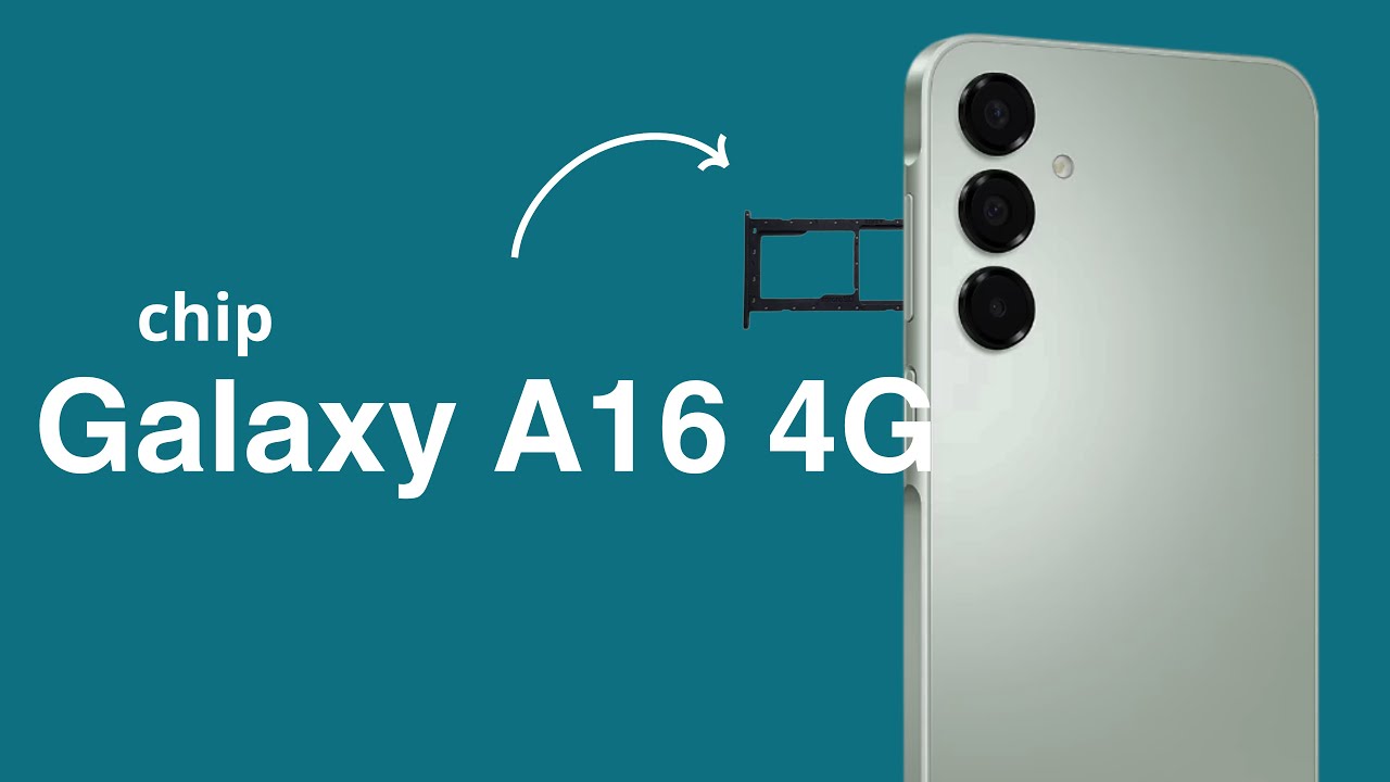 Como Colocar Chip No Galaxy A16 4G LTE (Chip e Cartão SD) - YouTube