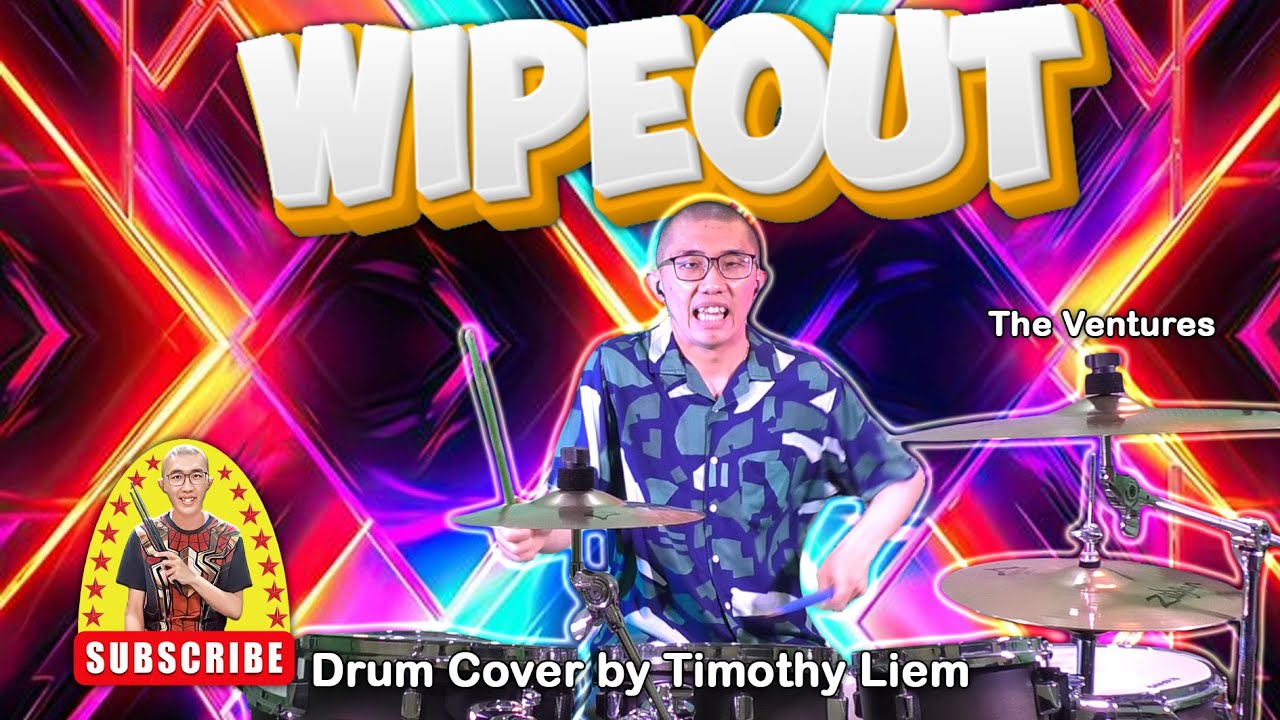 The Ventures - Wipeout (Drum Cover Requested by @adamholtz733) - YouTube