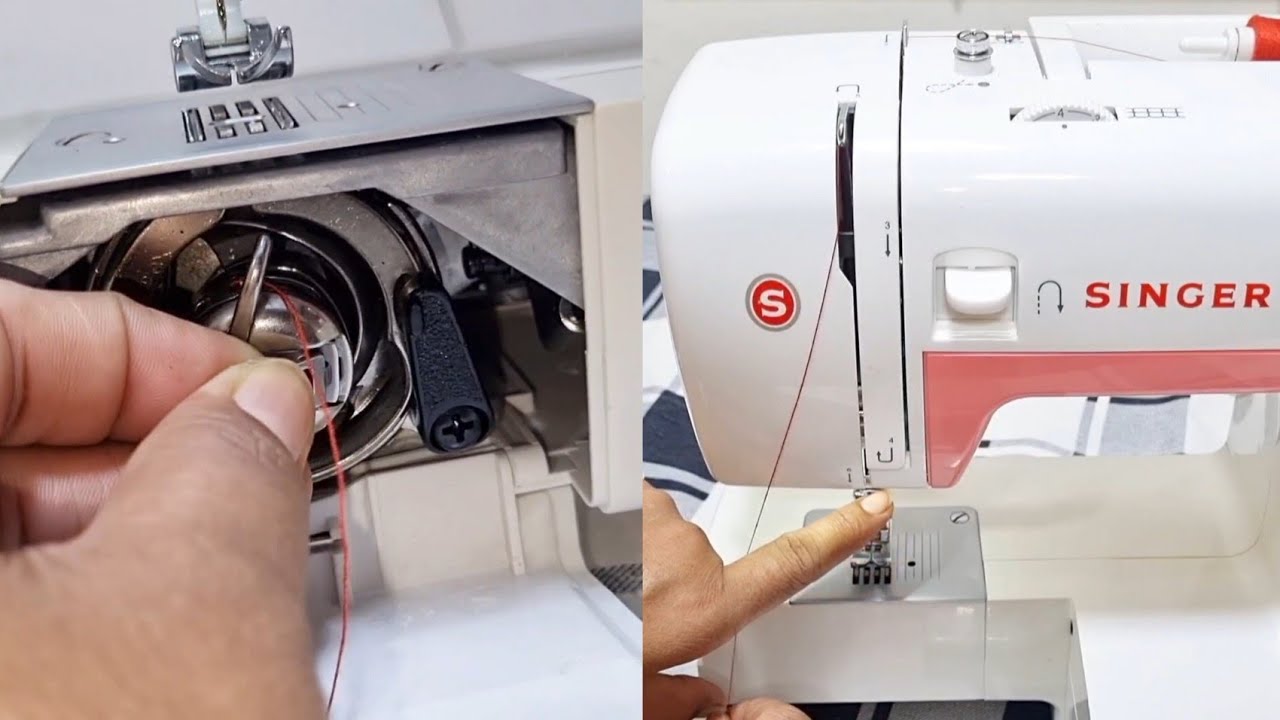 How to Thread in Singer Simple 3210| Upper and lower thread filling - YouTube