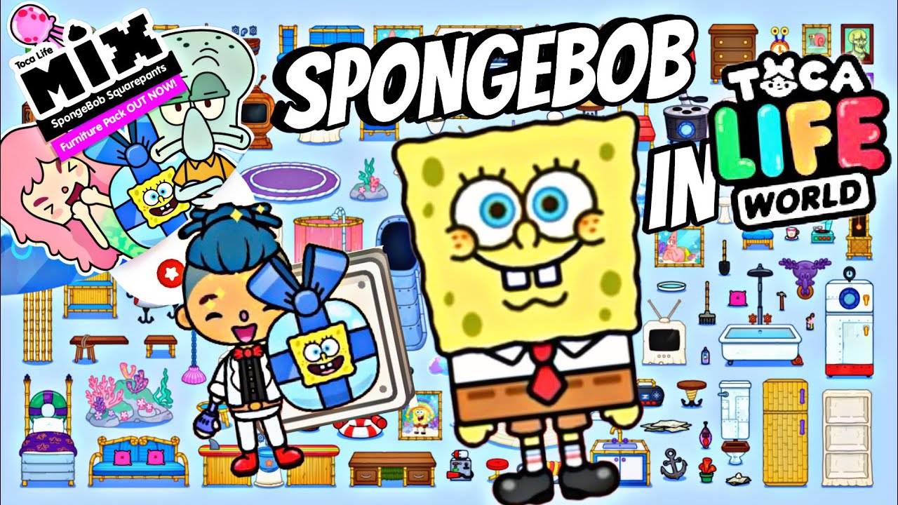 WOW!!! SpongeBob in Toca Life World / New DESIGN Toca Life World ...