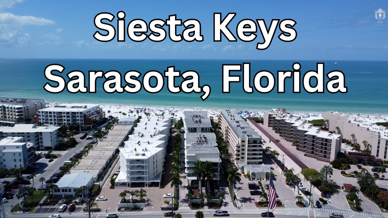 Siesta Keys, Sarasota, Florida | Drone Video Florida Beach - YouTube
