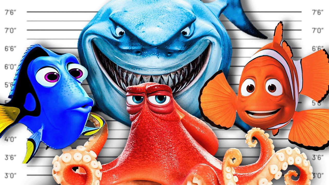 If Finding Nemo Characters Were Charged For Their Crimes (Pixar ...