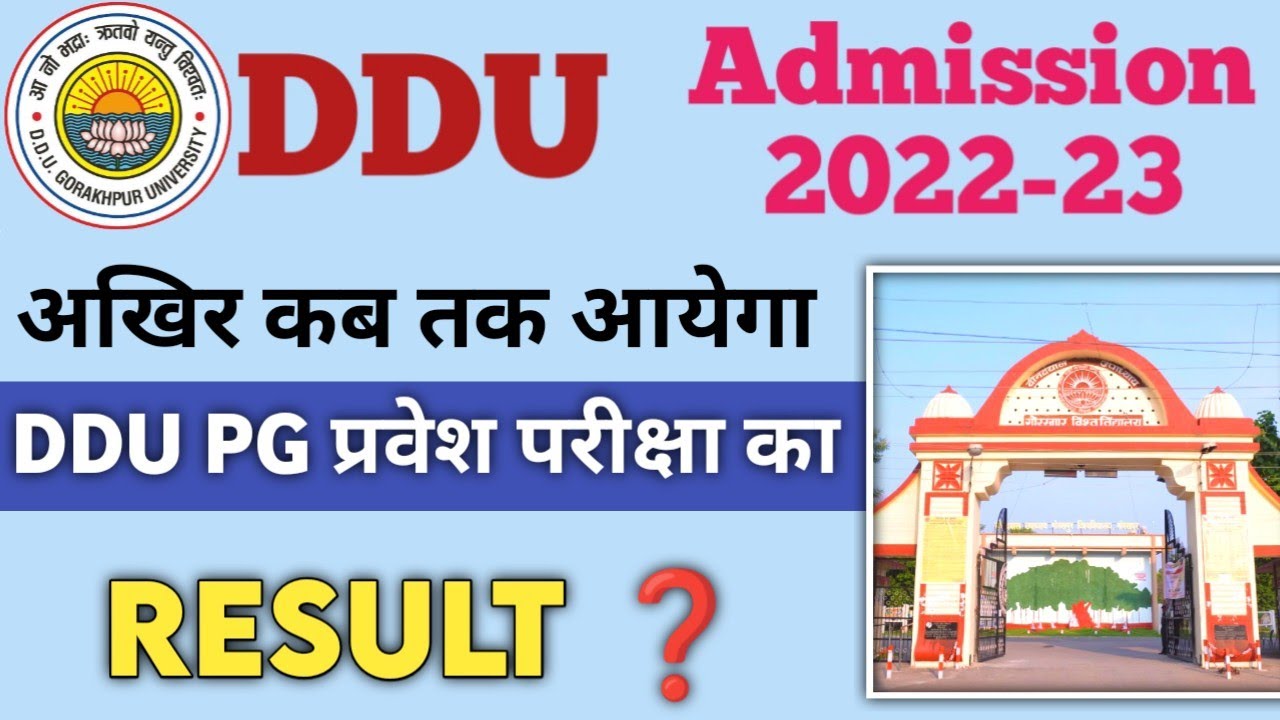 DDU PG Entrance Exam 2022 Result DDU Ma M Com M Sc Entrance ddu-pg-entrance-exam-2022-result-ddu-ma-m-com-m-sc-entrance