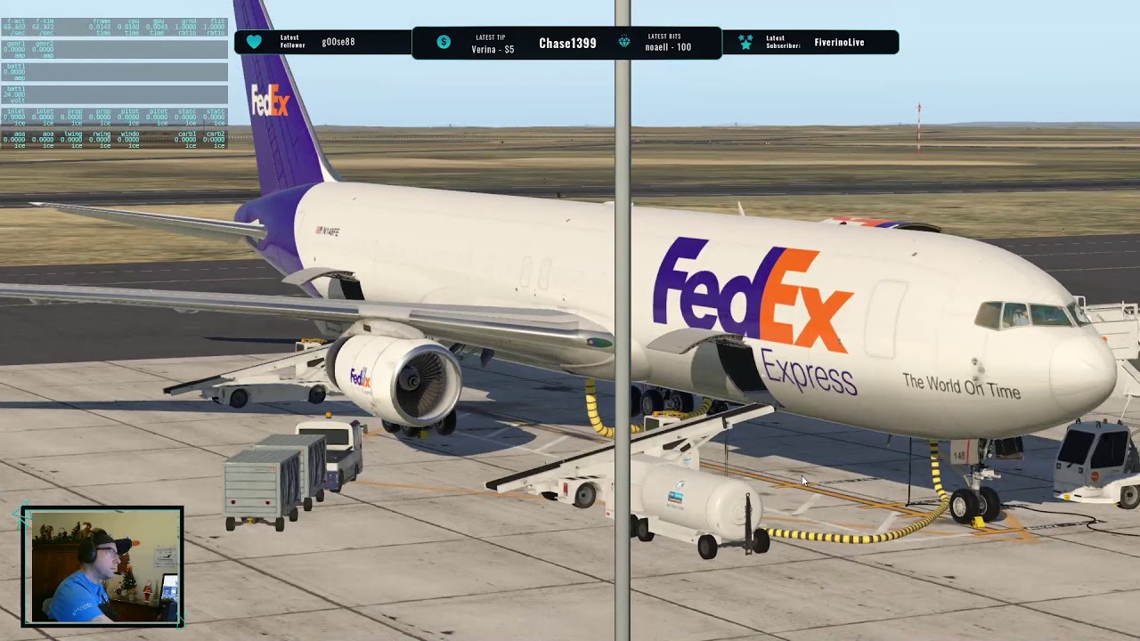 XP11 / PilotEdge / FF 767-300 Freighter / Casper, Wyoming to Denver Int ...