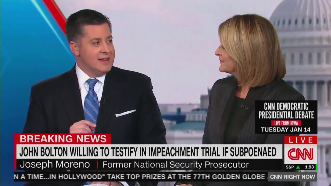 Joseph Moreno Appears on CNN to Discuss John Bolton’s Willingness to ...