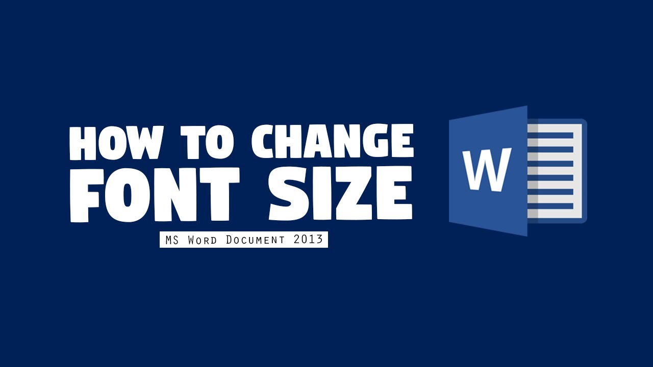 How To Change Font Size In MS Word 2013 MS Word 2013 Tutorial YouTube how-to-change-font-size-in-ms-word-2013-ms-word-2013-tutorial-youtube