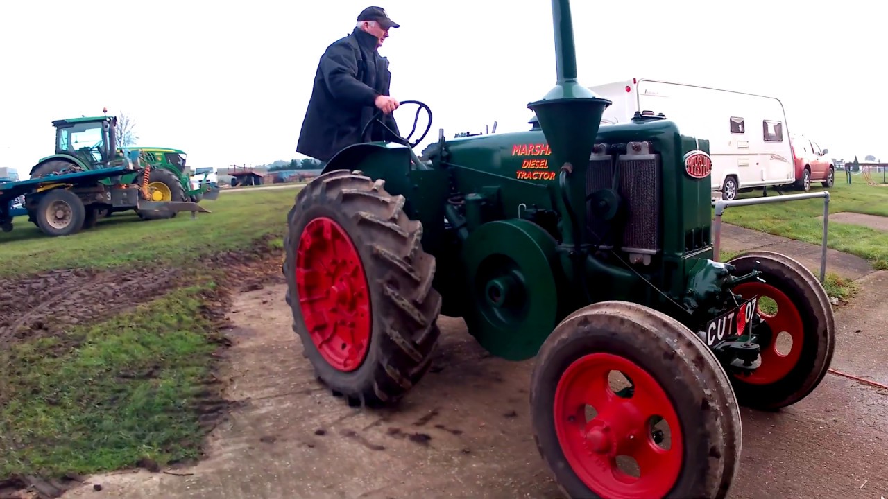 1953 Marshall Diesel Model M 5.1 Litre 1-Cyl Diesel Tractor (20 HP ...