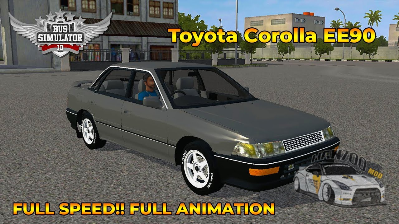 Mod Toyota Corolla EE90 - BUSSID || HANZOO MOD - YouTube