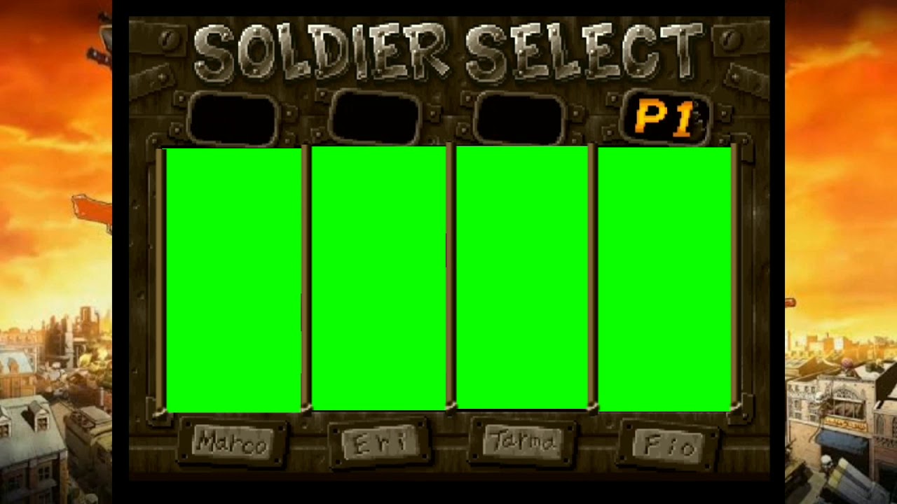 Metal Slug Select Soldier • Green Screen - YouTube