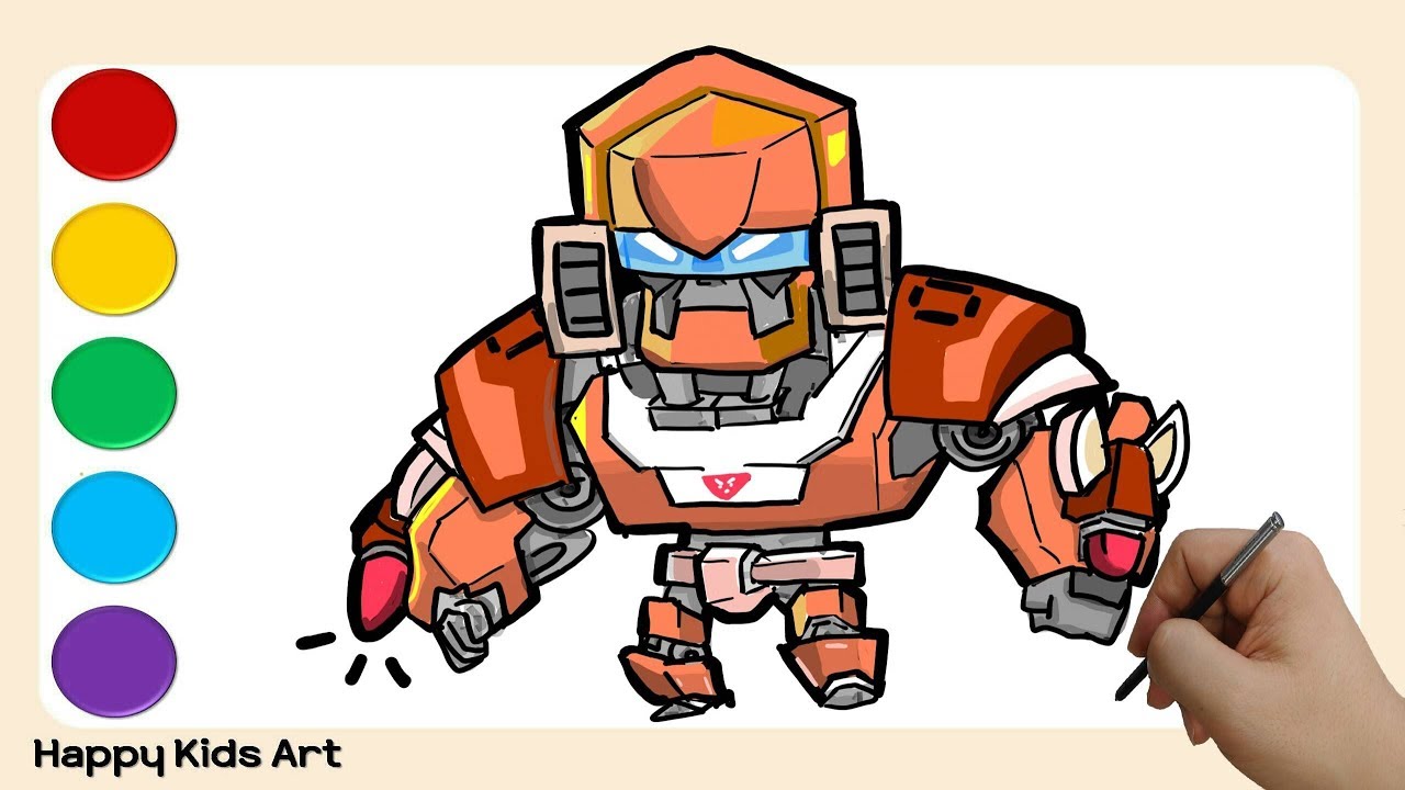 Pad Drawing "Mecha Bo" From Brawl Stars Summer NEW SKIN! 여름 신규 스킨 메카 보 ...