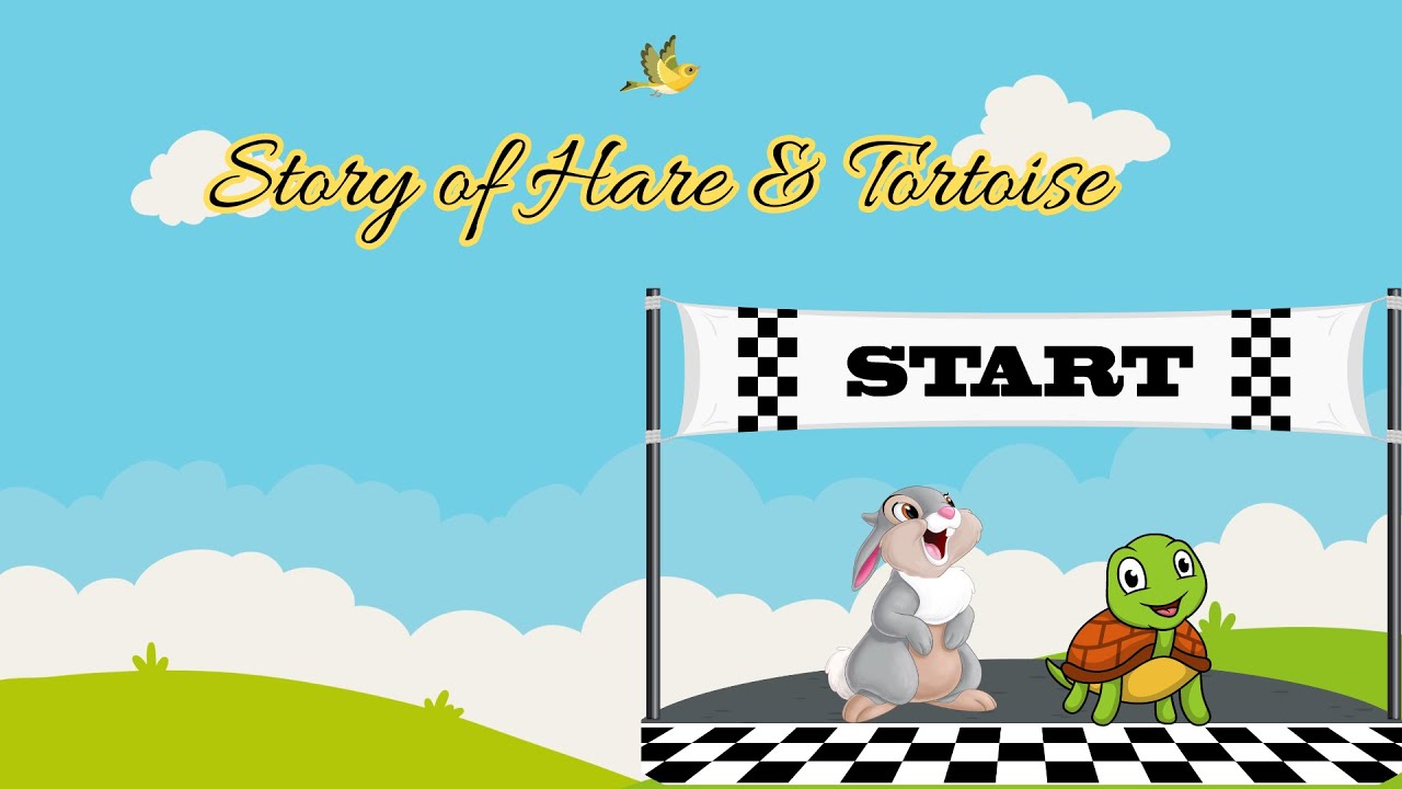 Story of Rabbit & Tortoise|| kids Bedtime story in English|| Moral ...