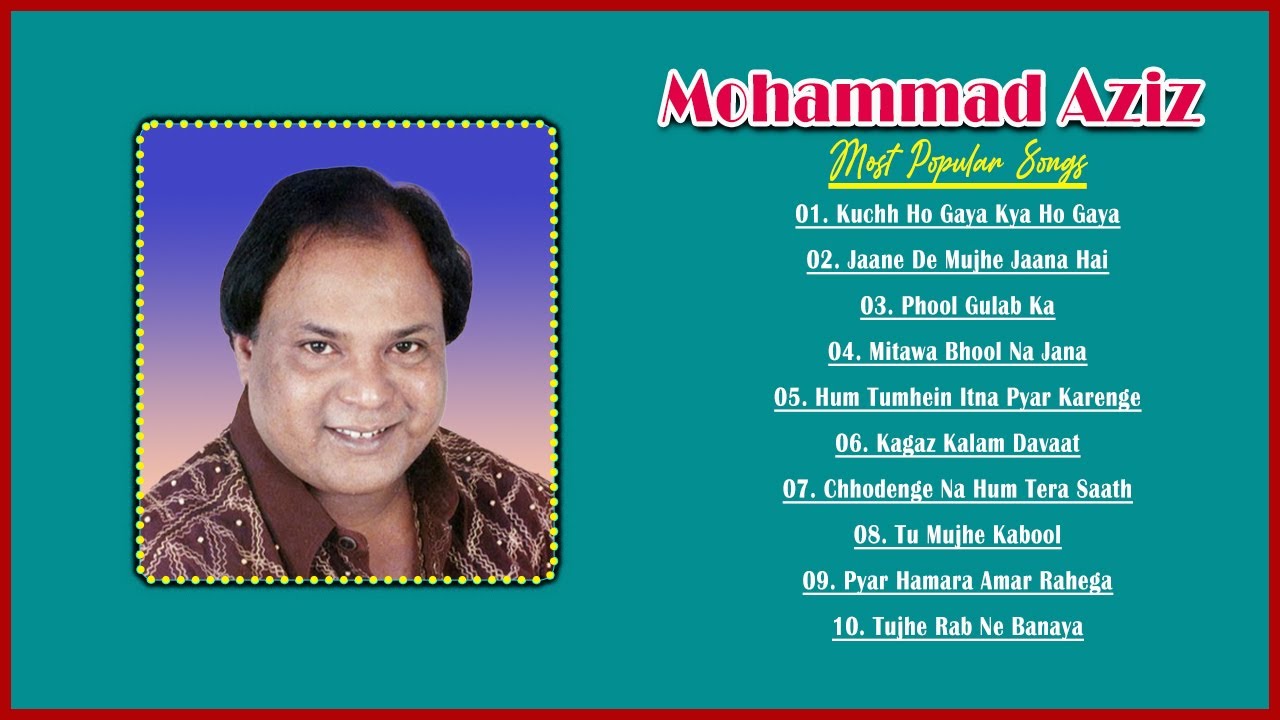 Mohammad Aziz Bollywood Songs | Romantic Hits Hindi Songs | Mohammed ...