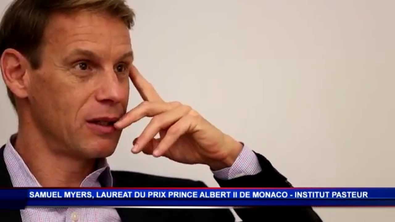 Samuel Myers reçoit le prix Prince Albert II de Monaco-Institut Pasteur ...