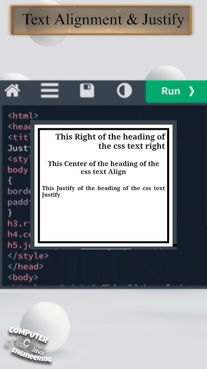 𝐂𝐬𝐬 𝐓𝐞𝐱𝐭 𝐀𝐥𝐢𝐠𝐧𝐦𝐞𝐧𝐭 𝐉𝐮𝐬𝐭𝐢𝐟𝐲| #text #justify #alignment #border #html # ...