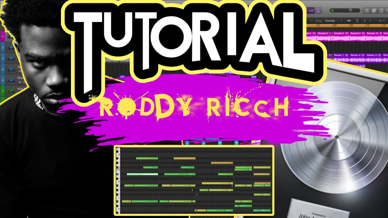 🤫 SILENT COOK-UP | Roddy Ricch | Guitar Logic Pro X Tutorial - YouTube