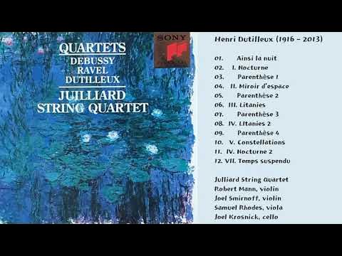 Henri Dutilleux: String Quartet "Ainsi la Nuit" - YouTube