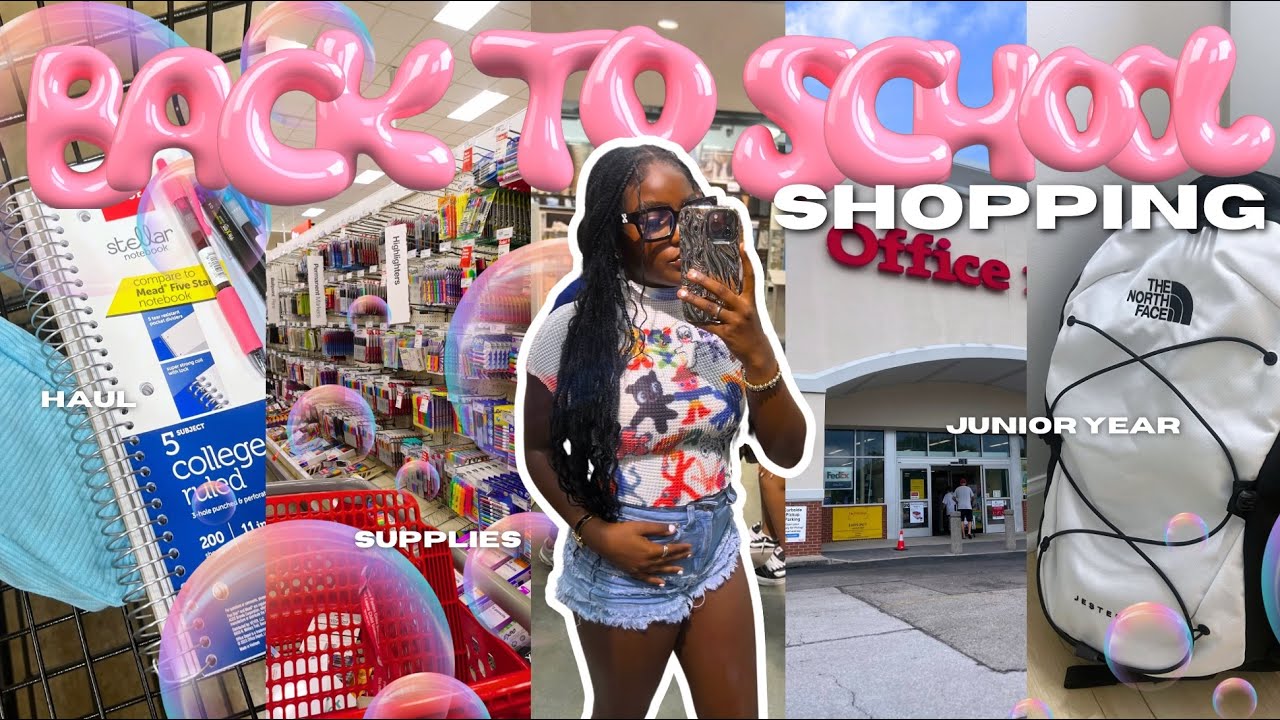 back to school supplies shopping + haul 🎀🫧 | junior year edition ...