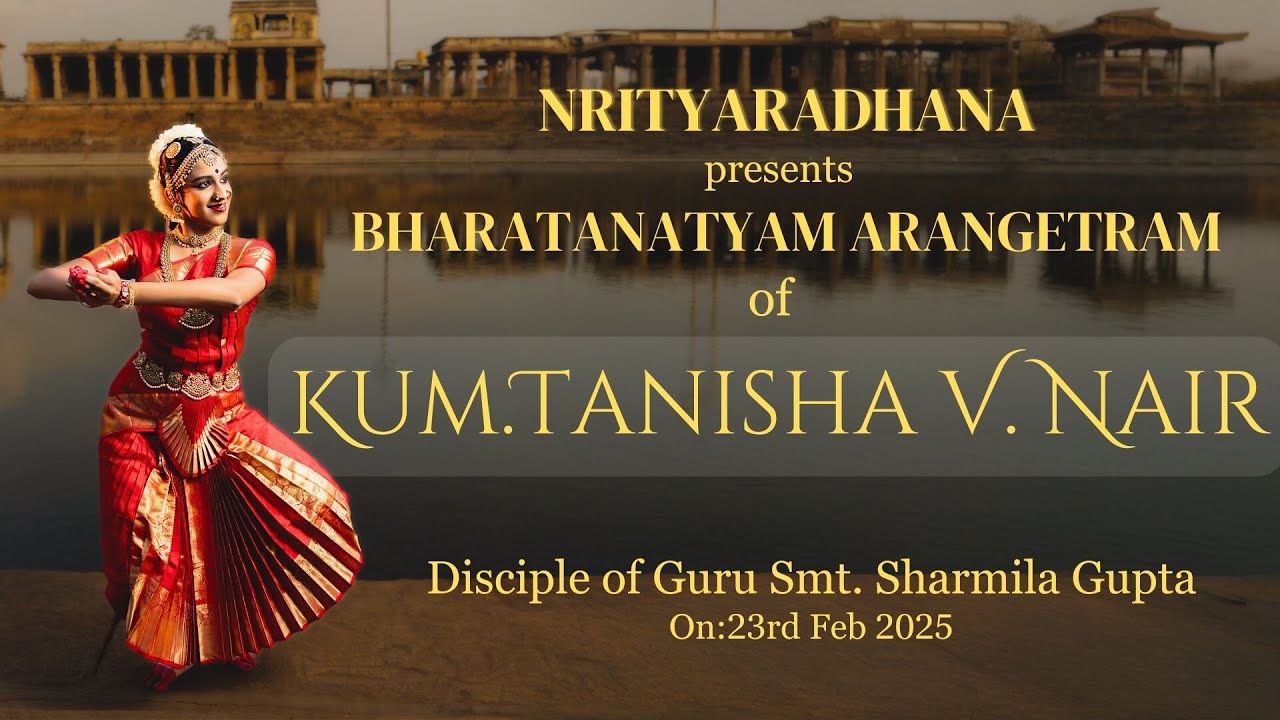 Kum. Tanisha. V. Nair| Dpl of Guru Smt. Sharmila Gupta| Bharatnatyam ...