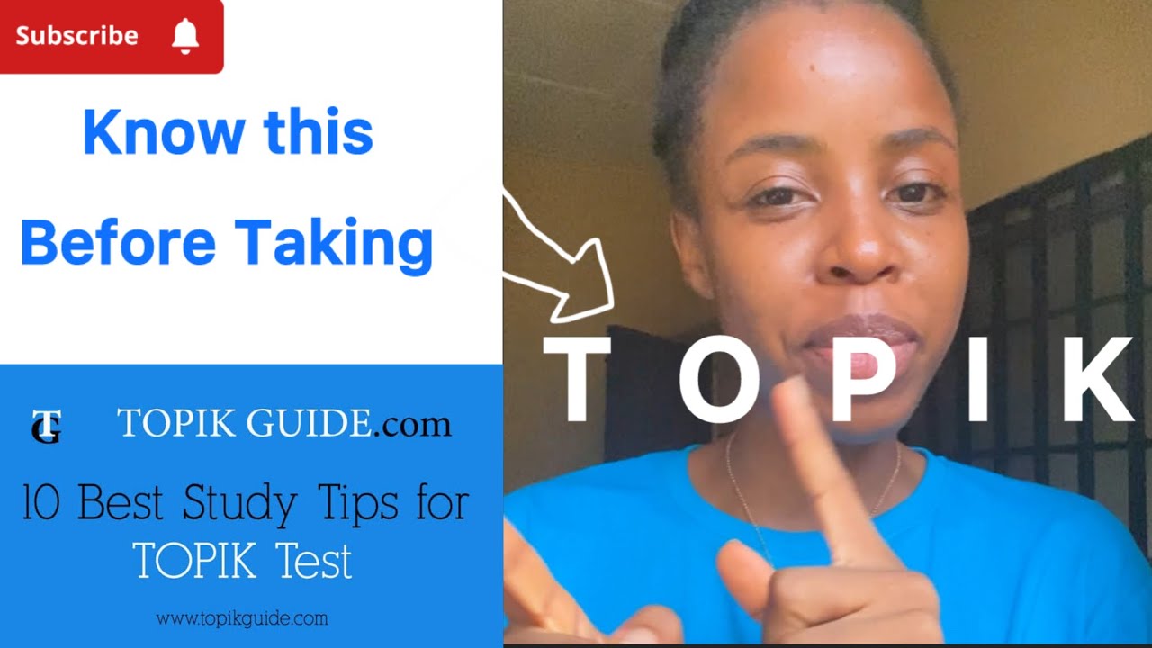 Know this before writing TOPIK| 2024 Topik preparation tips 📚 - YouTube