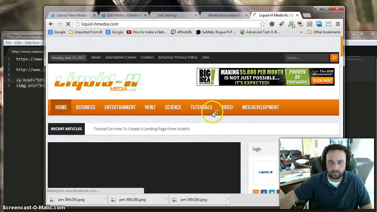 Code URL Links To Image Banners - YouTube
