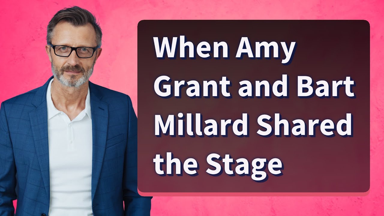 When Amy Grant and Bart Millard Shared the Stage - YouTube