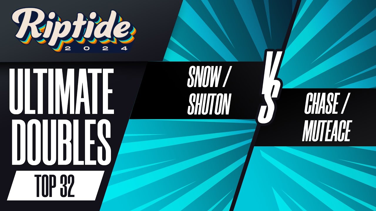 Snow/Shuton vs Chase/MuteAce - Riptide 2024 - Ultimate Doubles - Top 32 - YouTube