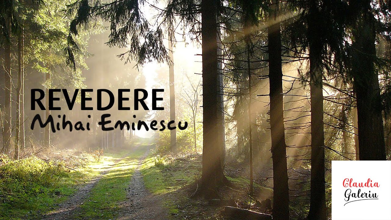 Revedere Mihai Eminescu | Poezii Mihai Eminescu | Poezii de Toamna ...