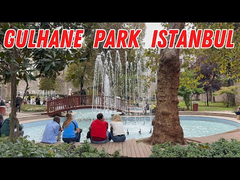 Gülhane Parkı Walking Tour 4K UHD 60fps | Gulhane Park Istanbul October 2025