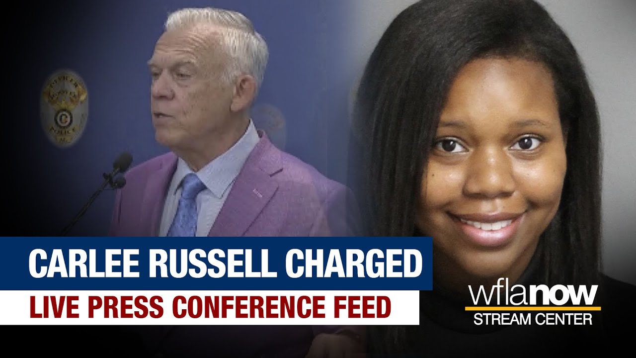 Carlee Russell Charged, Mugshot Released | Police Press Conference Feed ...