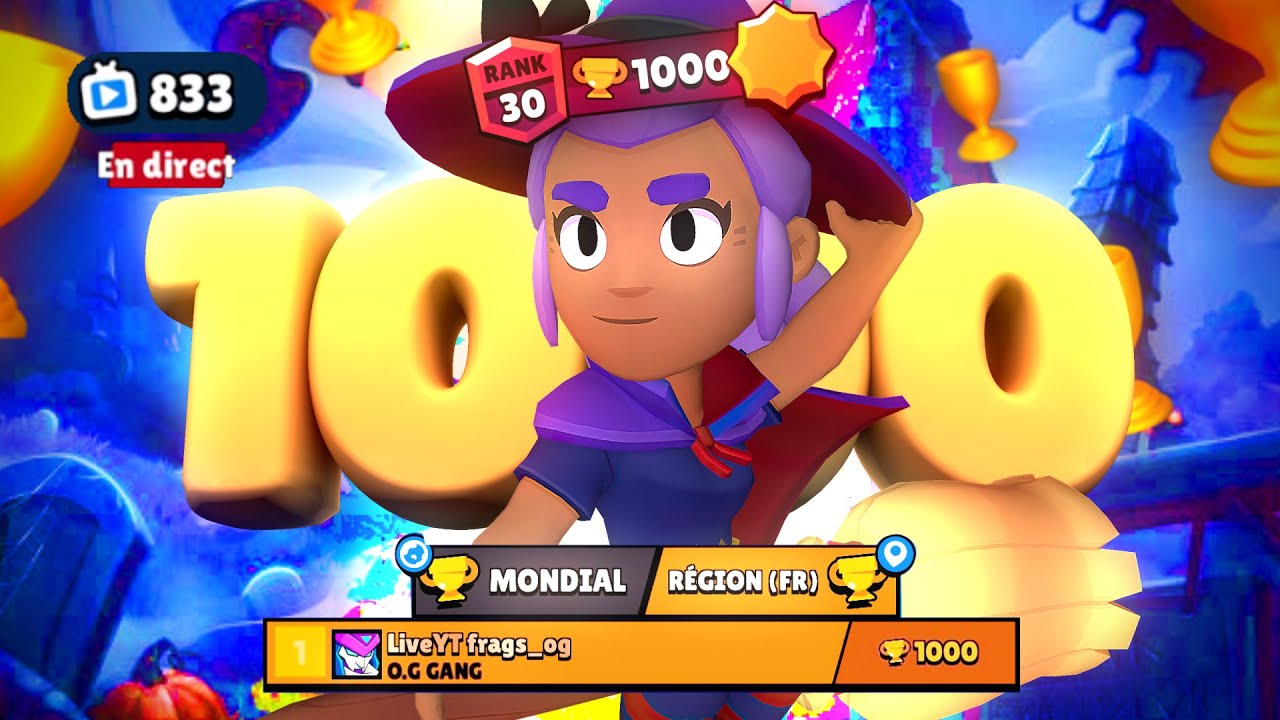 Shelly R30 🏆 - Rush 60k 🔥 - Live Brawl Stars FR - YouTube