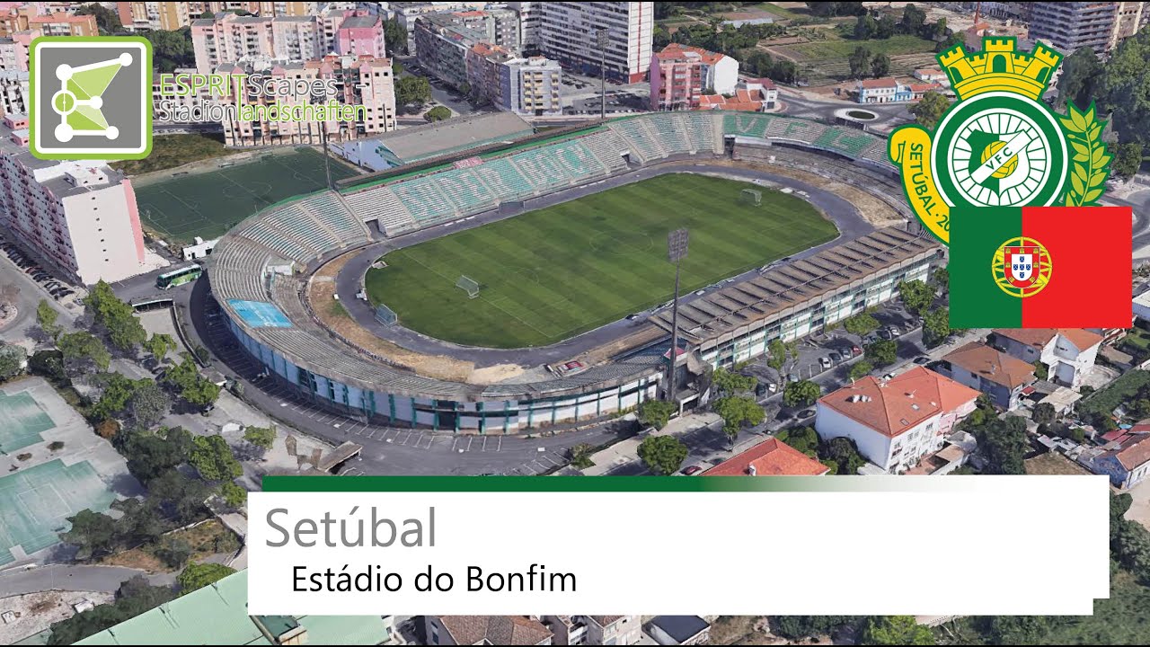 Estádio do Bonfim | Vitória de Setúbal | Google Earth 360° Rotation ...