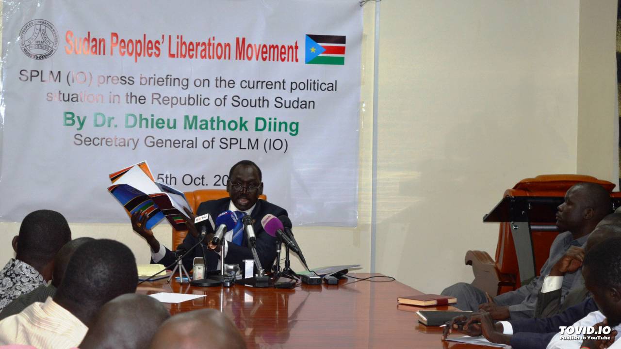 How SPLM IO in Juba Replaces Dr Machar With Taban Deng as FV President ...