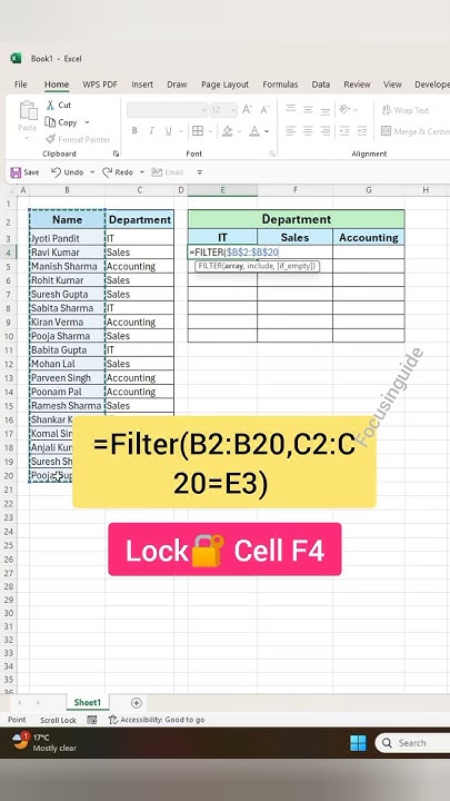 Reorganise Data Using This Function In Excel Tips Tricks Focusinguide Exceltips Tutorial