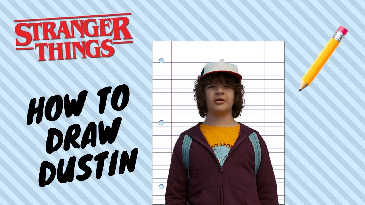 How To Draw Dustin | Stranger Things | Easy Step-By-Step Tutorial - YouTube