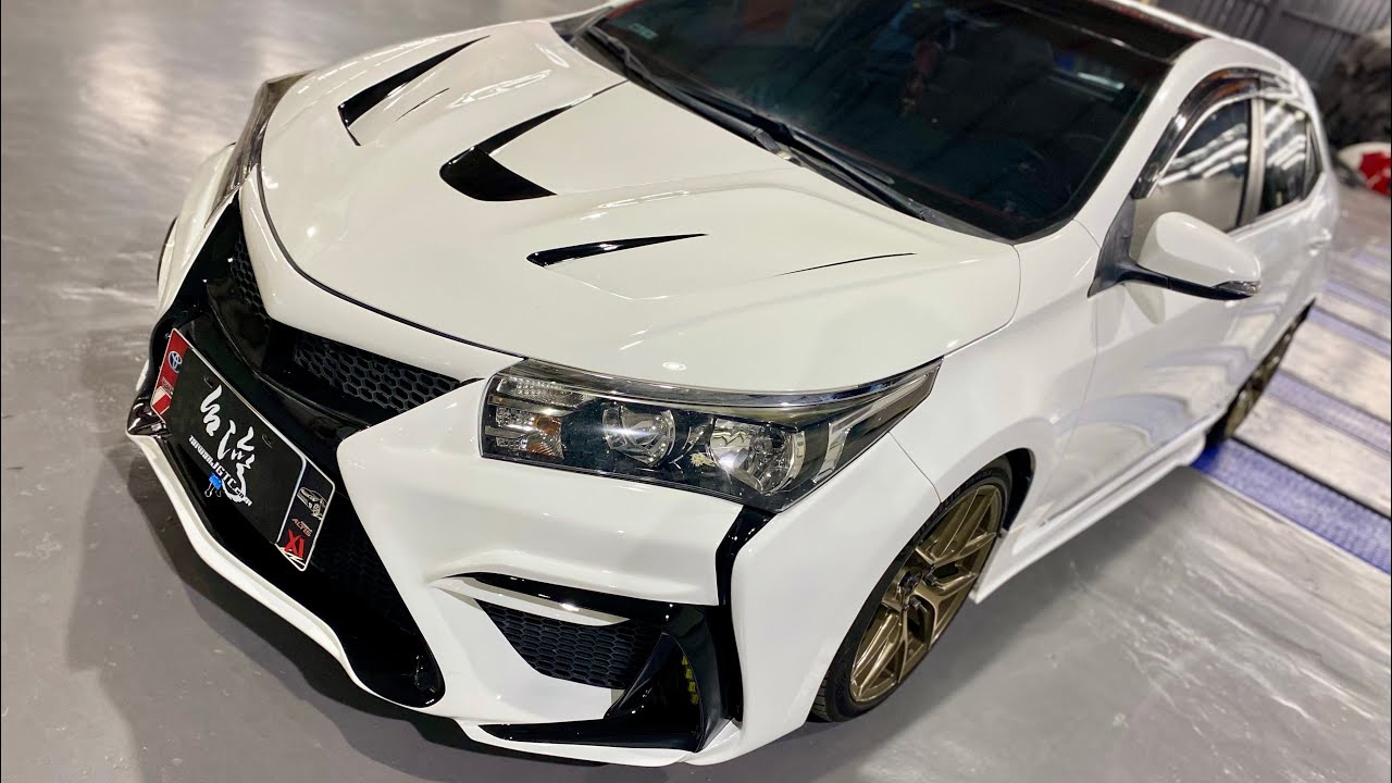 台灣JGTC-TOYOTA ALTIS 11代 11.5代 LC空力套件 - YouTube