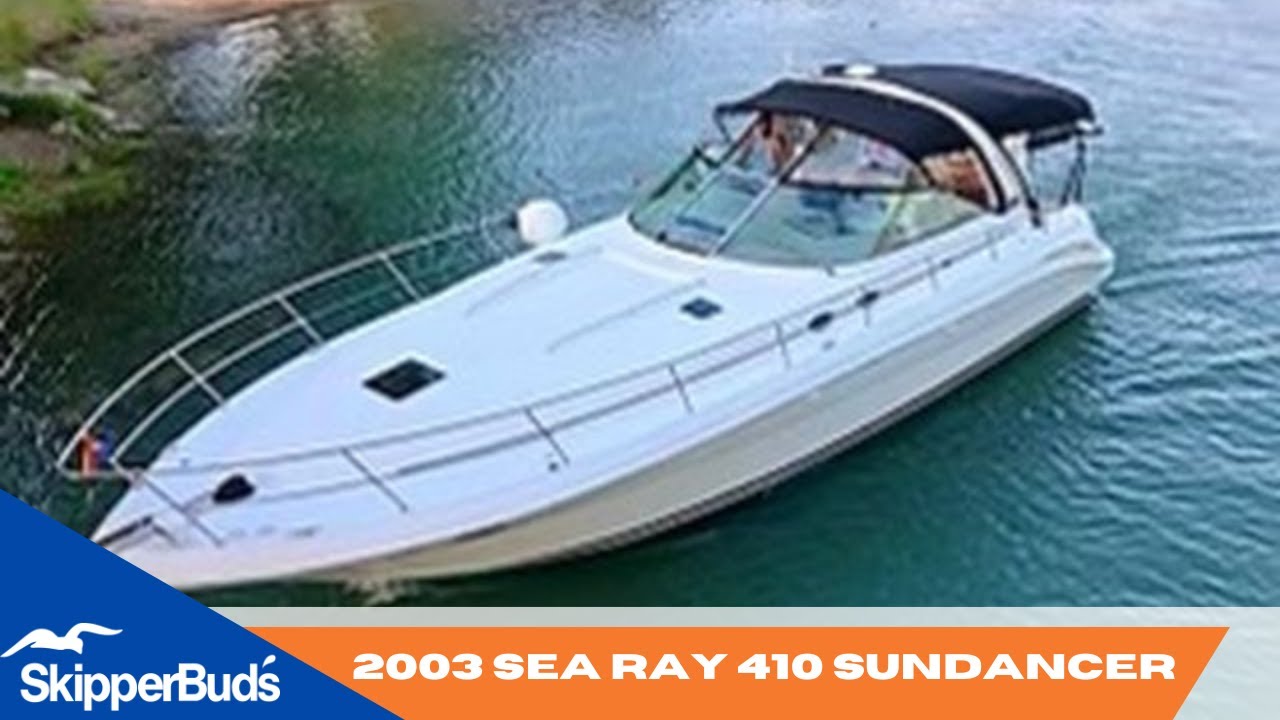 2003 Sea Ray 410 Sundancer Boat Tour SkipperBud's - YouTube