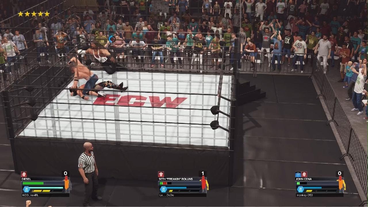 Énorme bug wwe 2k23 - YouTube