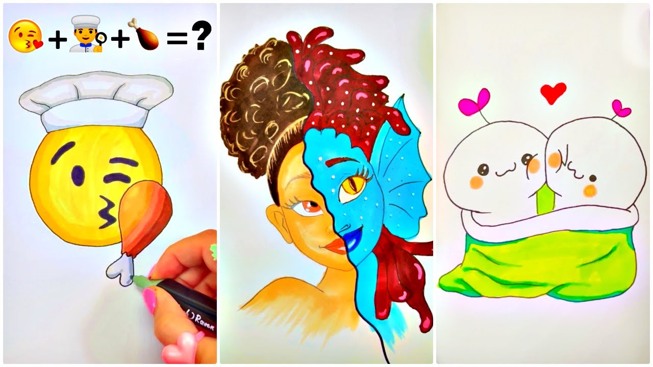 GENIUS DRAWING HACKS FOR BEGINNERS #drawing - YouTube