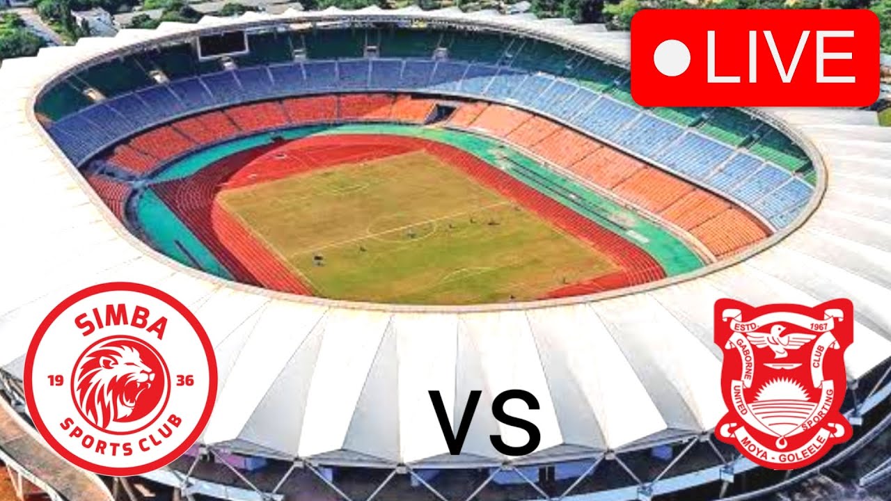 LIVE UPDATES 🔴 SIMBA VS GABORONE UNITED CAF CHAMPIONS LEAGUE - YouTube