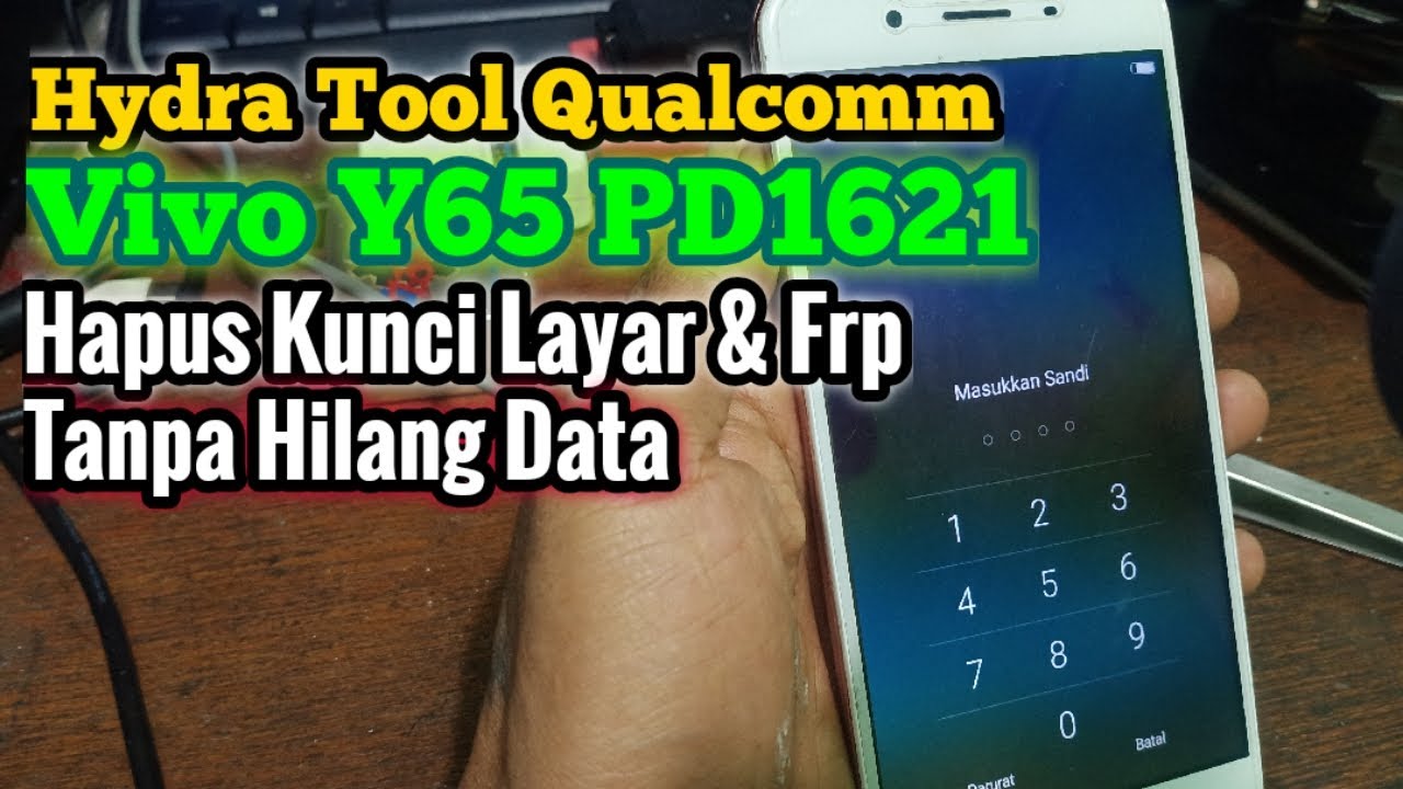 Vivo Y65 Hapus Kunci Layar & FRP Tanpa Hilang Data - YouTube