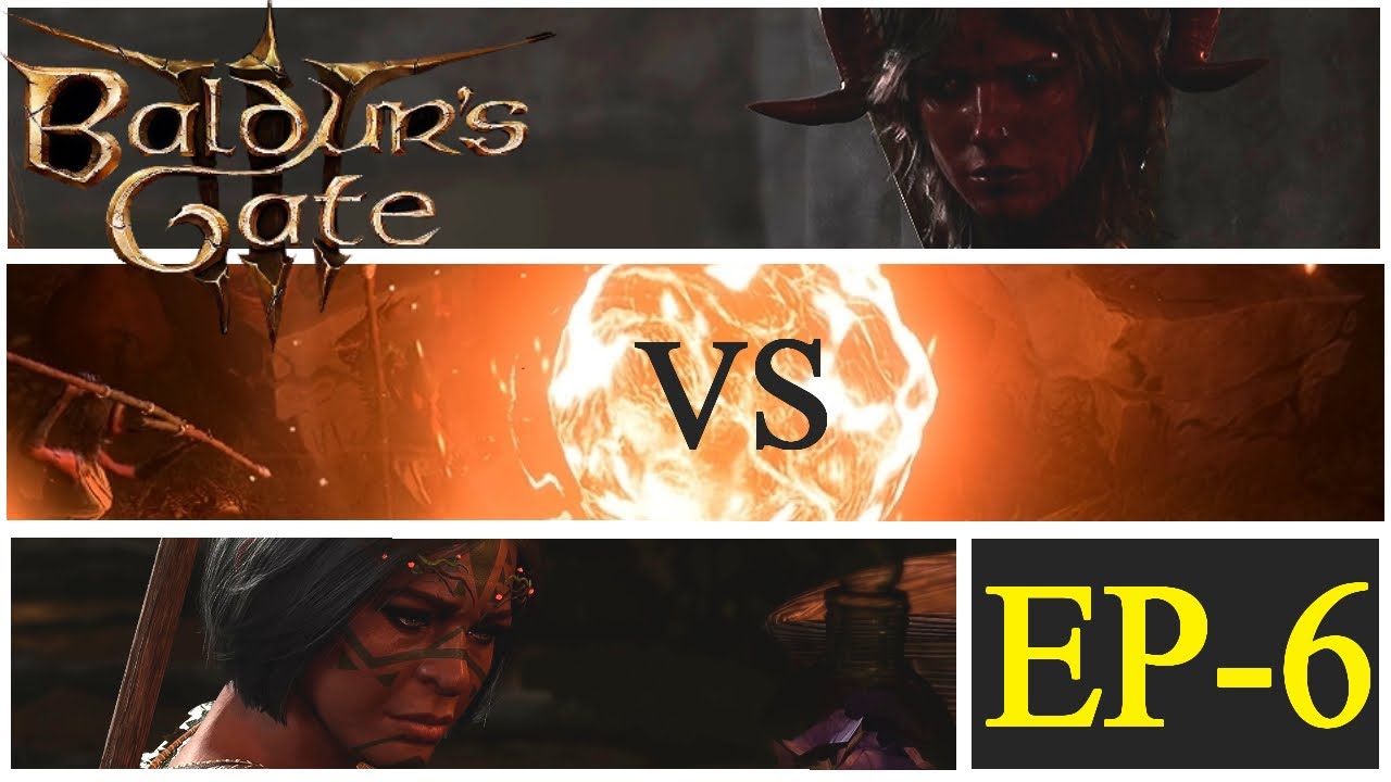 Baldur's Gate 3 Monk vs Druid - YouTube