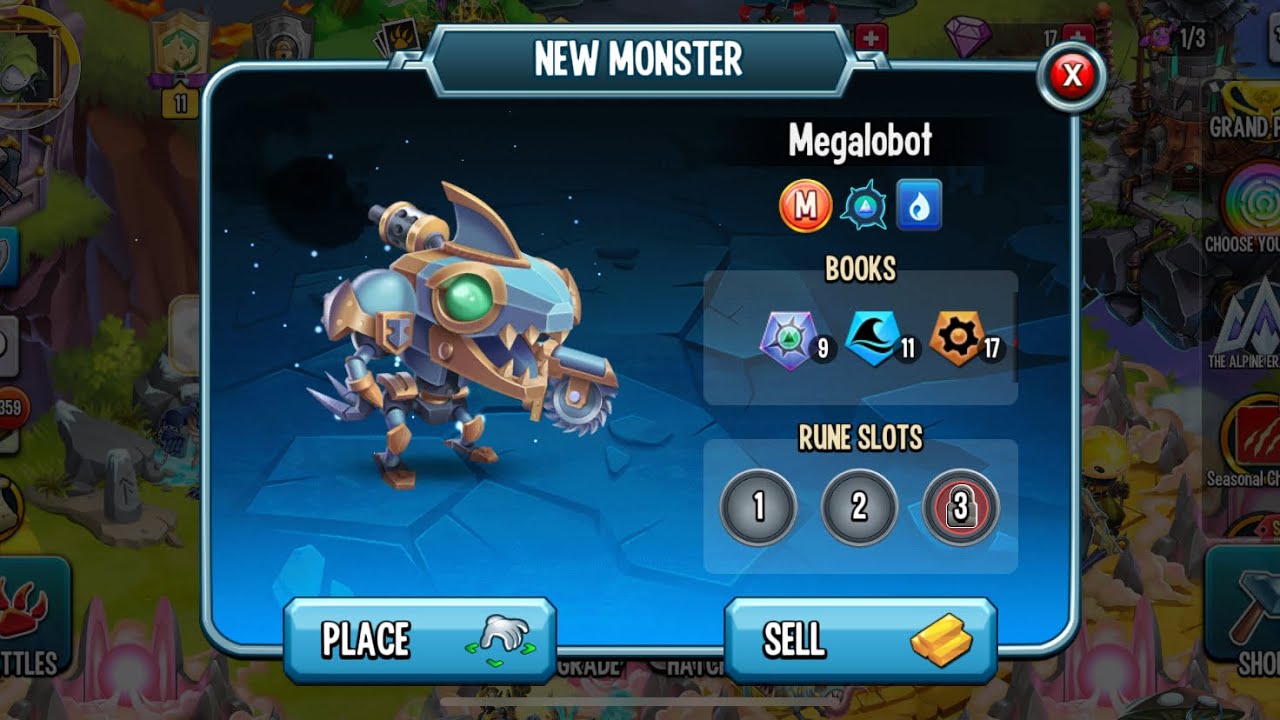 Breeding and Hatching Mythic “Megalobot” Monster Egg in Monster Legends ...