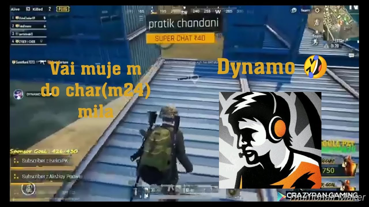 Dynamo playing with random ft.alpha Dynamo Gaming PUBG MOBILE - YouTube