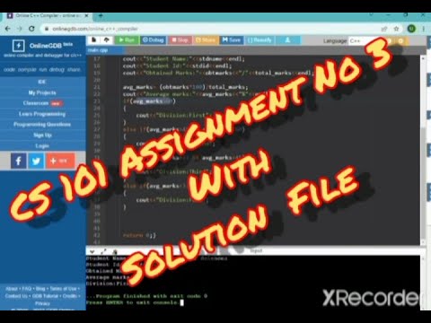 CS101 Assignment No 3 Fall 2021 with Solution || CS101 Assignment No 3 2022 with solution - YouTube