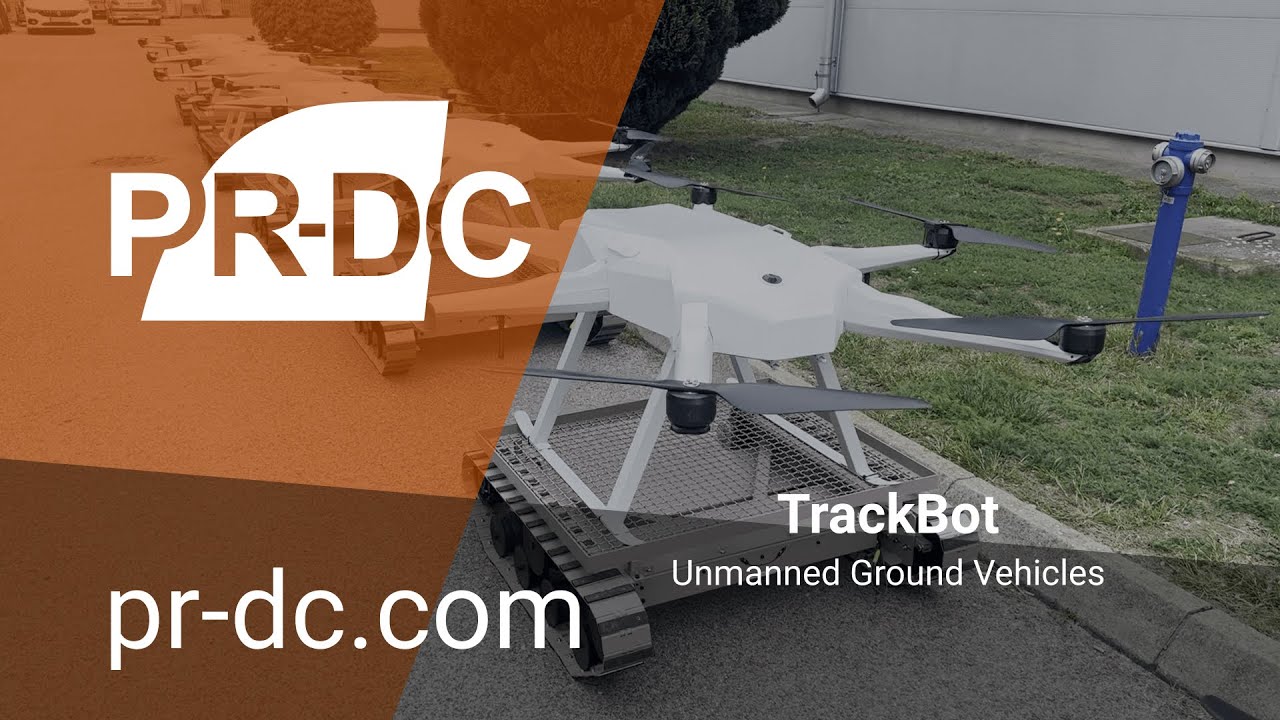 TrackBot - Unmanned ground vehicles (UGV) as platforms - YouTube