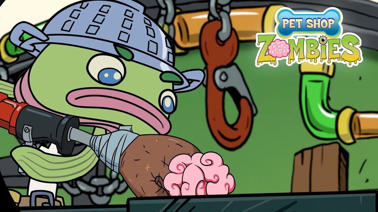1 HOUR OF FULL EPISODES! 🛀 Pet Shop Zombies 🧟‍♀️ 🧠 Fun Zombie Cartoon ...