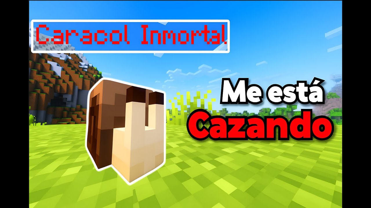 ESCAPANDO de un Caracol Inmortal en Minecraft - YouTube