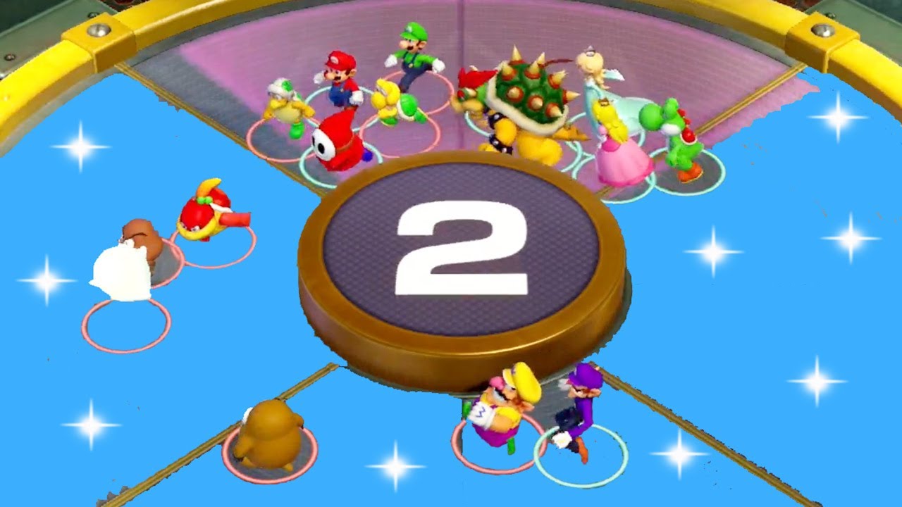 Super Mario Party Minigames - Monty Mole Mario vs Wario Yoshi (Master ...