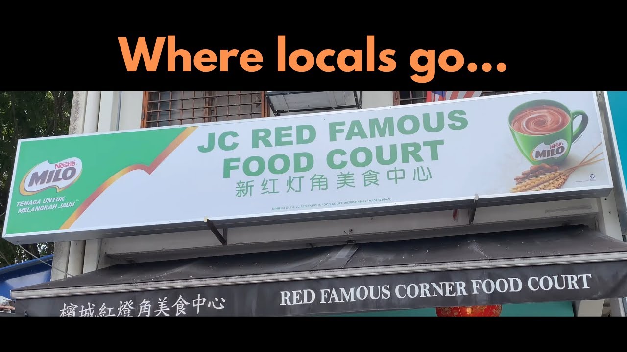 The locals go to Red Famous Corner Food Court in Desa Setapak, Kuala ...