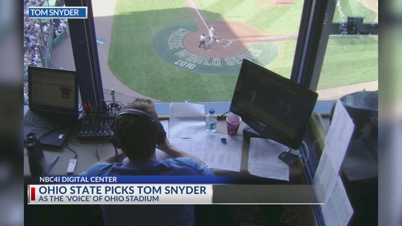 Ohio State picks Tom Snyder as the 'voice' of Ohio Stadium - YouTube